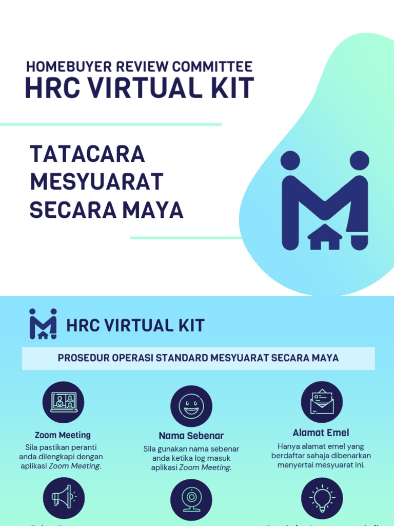 HRC Virtual Kit - Panduan Penggunaan Aplikasi Zoom | PDF
