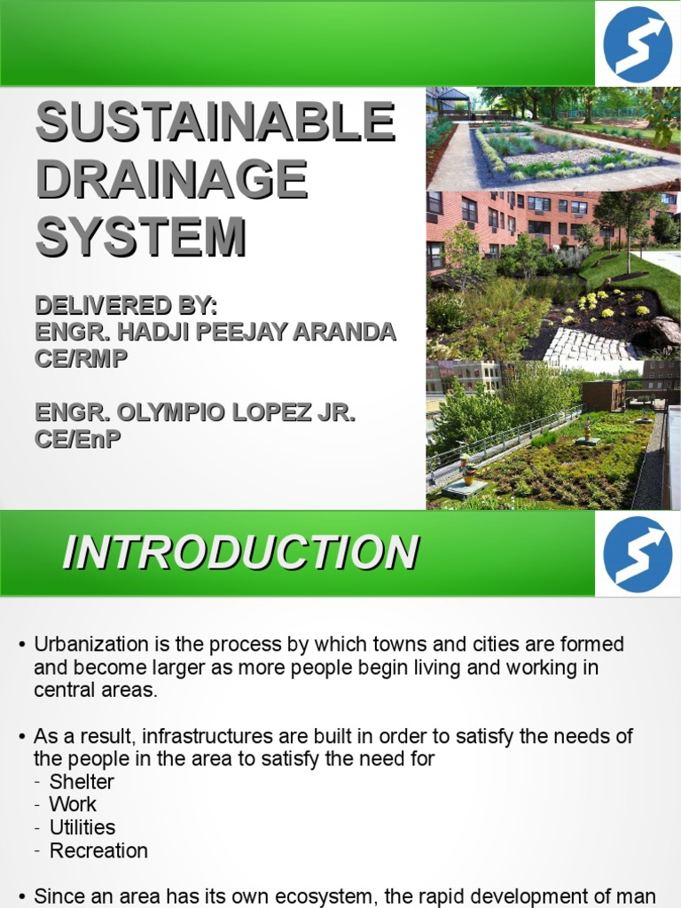 Sustainable Drainage System | PDF | Infrastructure | Biodiversity