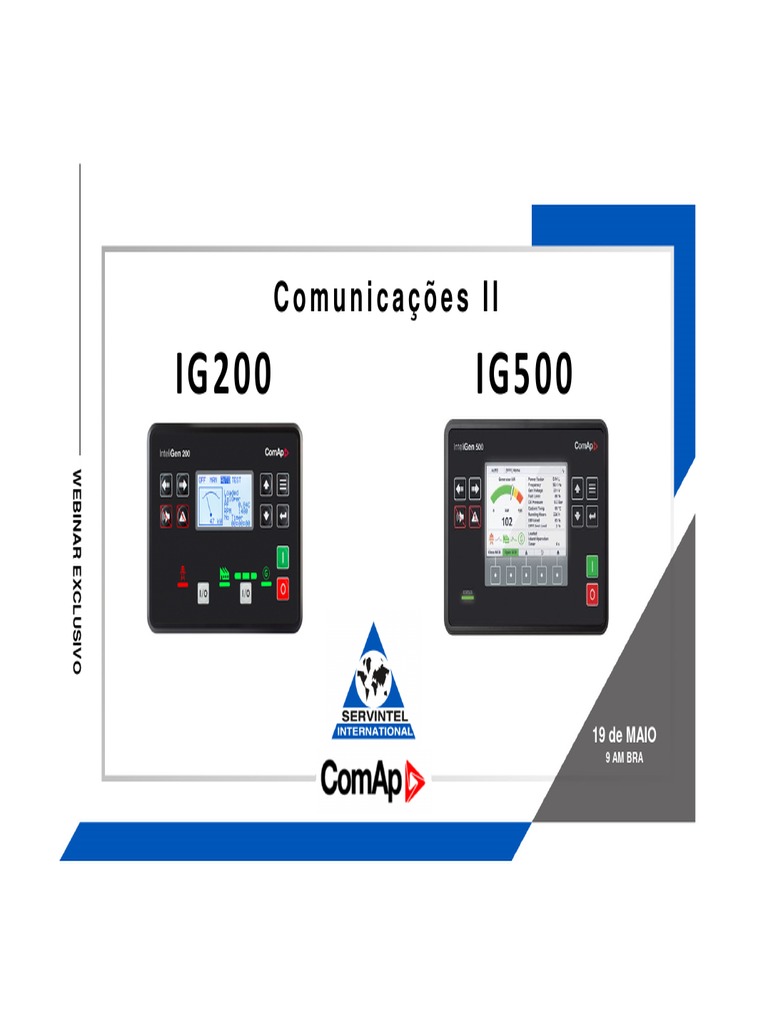 Webinar 45 - IG200 e IG500 - Comunicações e Acessórios | PDF ...
