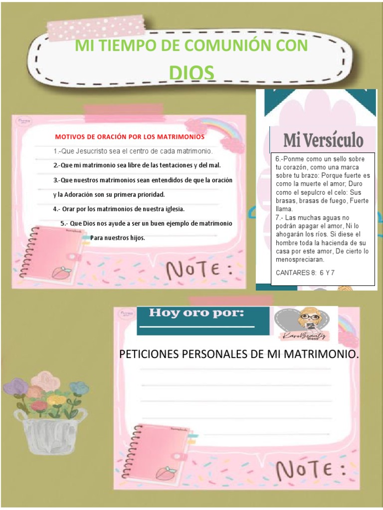 Motivos de Oración Por Mi Matrimonio | PDF Motivos de Oración Por Mi Matrimonio | PDF