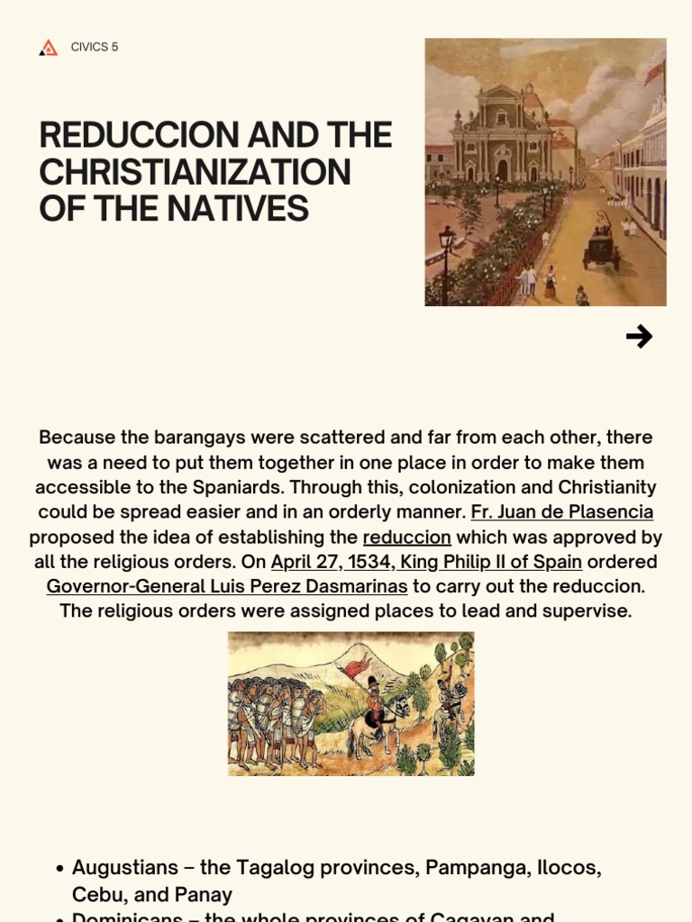 Reduccion and The Christianization of The Natives | PDF | Philippines