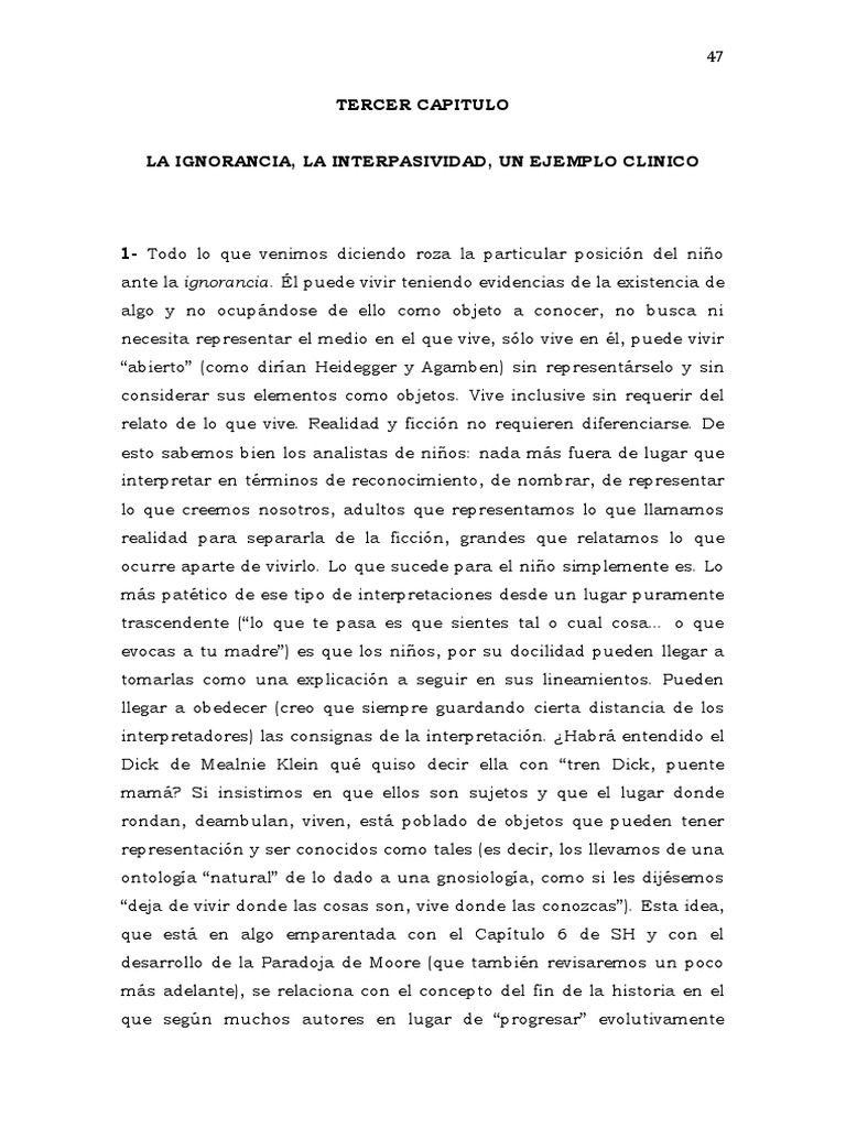 Cap 3 La Infancia y Sus Bordes | PDF | Dialéctico | Martin Heidegger Cap 3 La Infancia y Sus Bordes | PDF | Dialéctico | Martin Heidegger