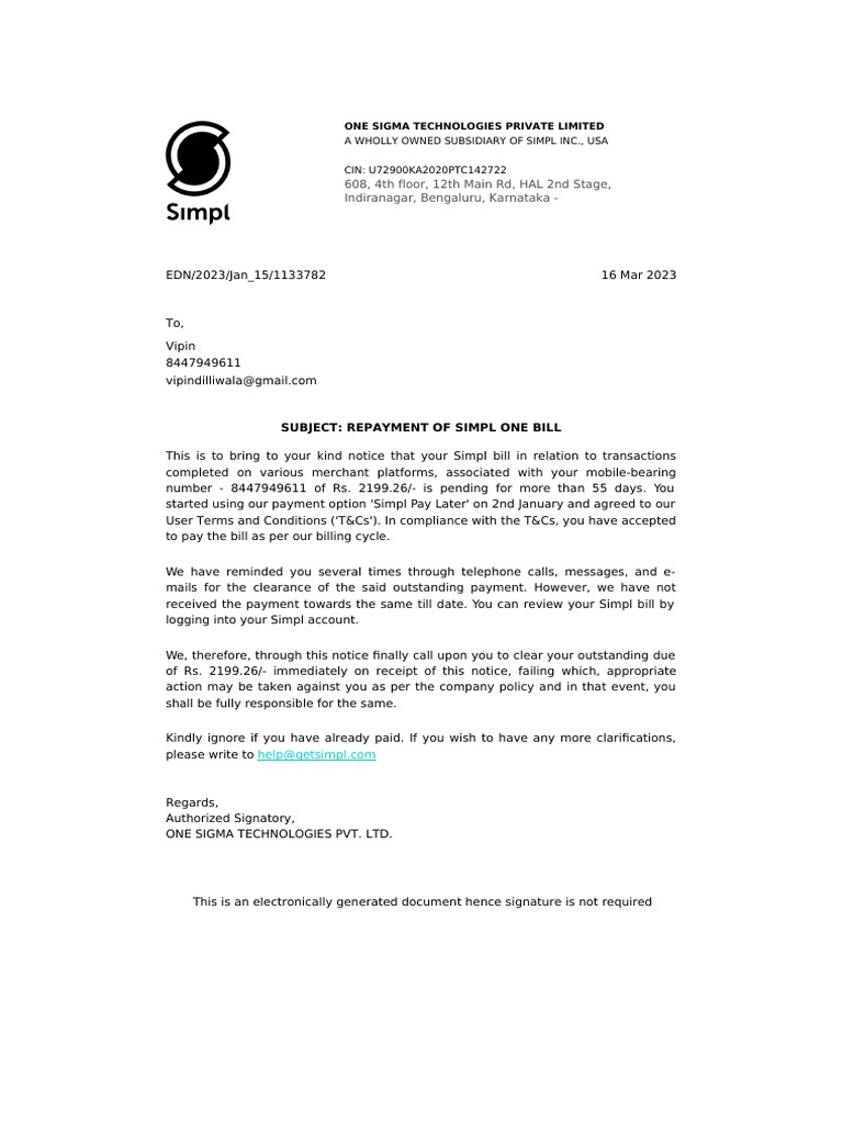 Demand Draft-20230316044230 | PDF