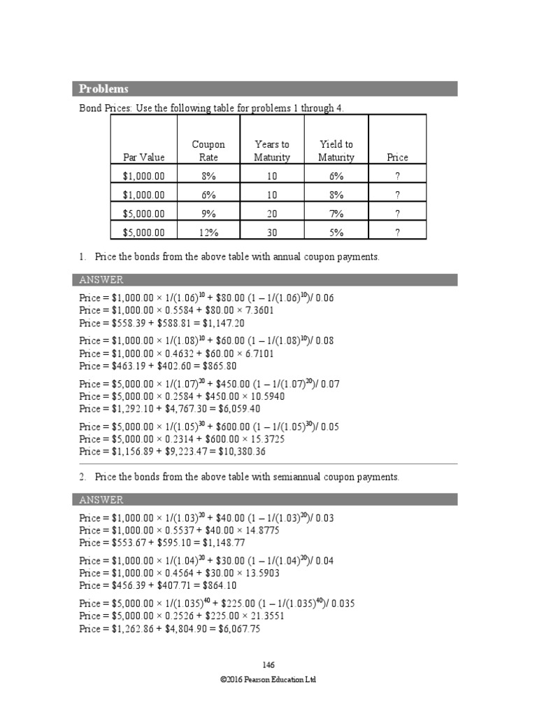 Brooks 3e IM 06 | PDF | Bonds (Finance) | Yield (Finance)