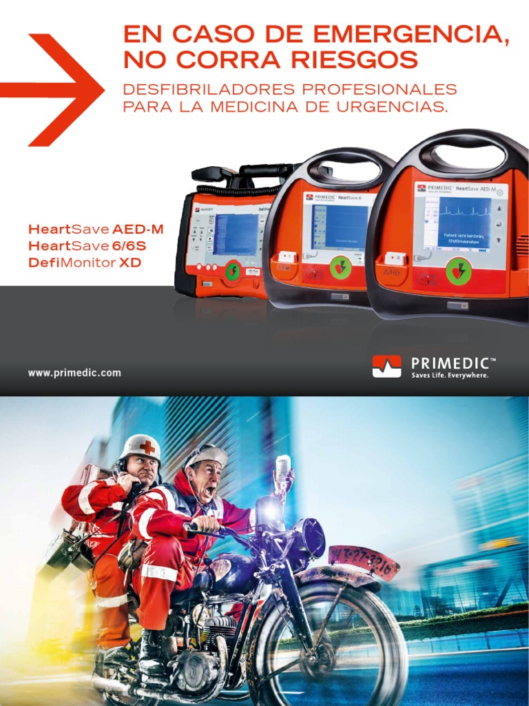 Primedic Desfibrilador XD-eM360 | PDF | Electrocardiografia | Cardiología