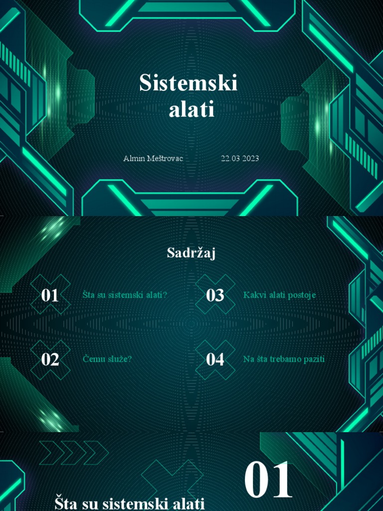 Sistemski Alati Prezentacija | PDF