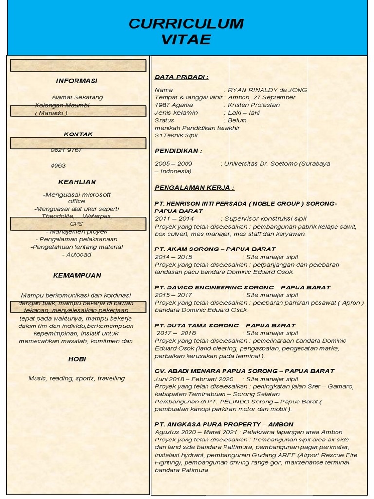 Curriculum Vitae | PDF