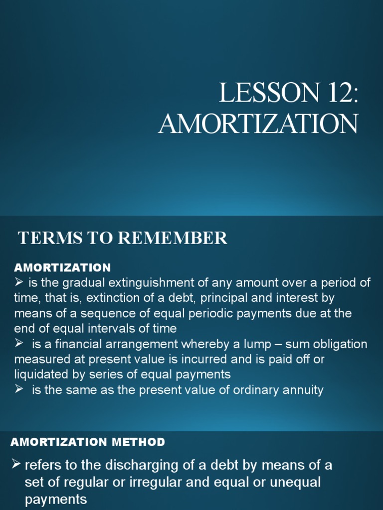 Understanding Amortization Schedules | PDF | Loans | Debt