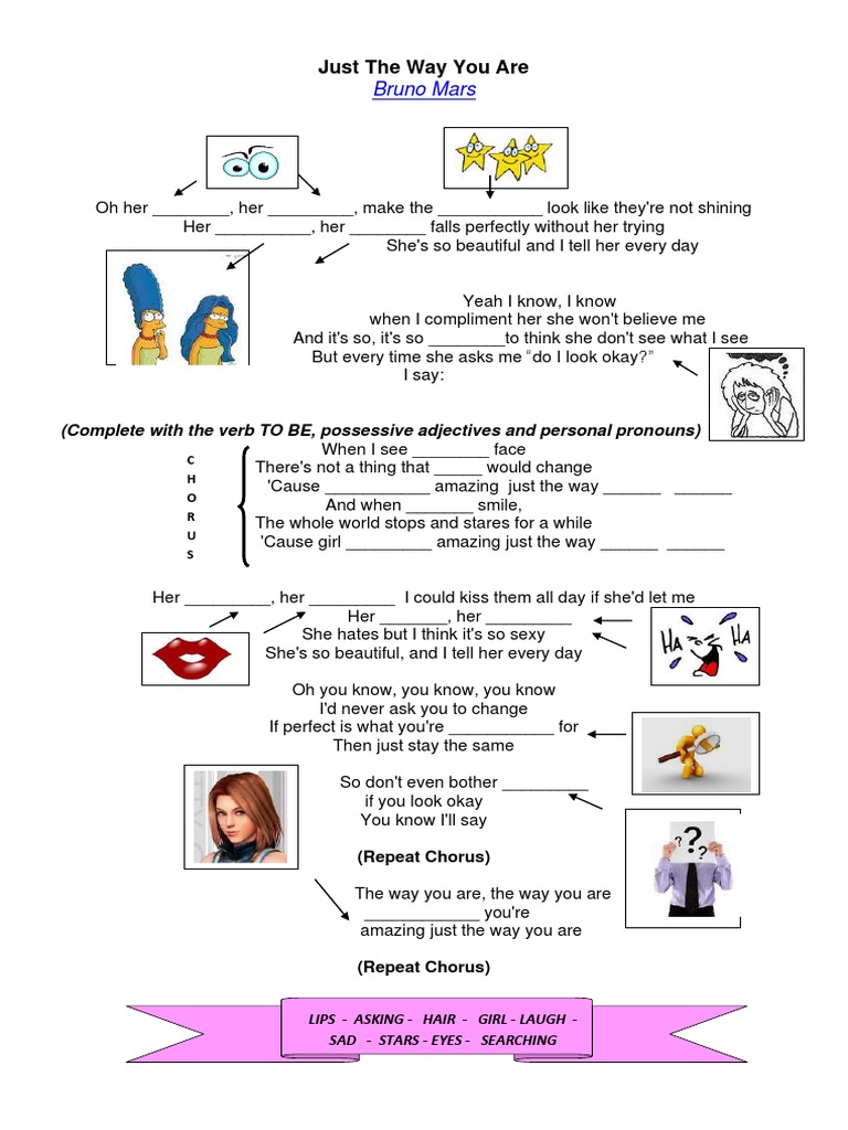 Just The Way You Are Lyrics | PDF