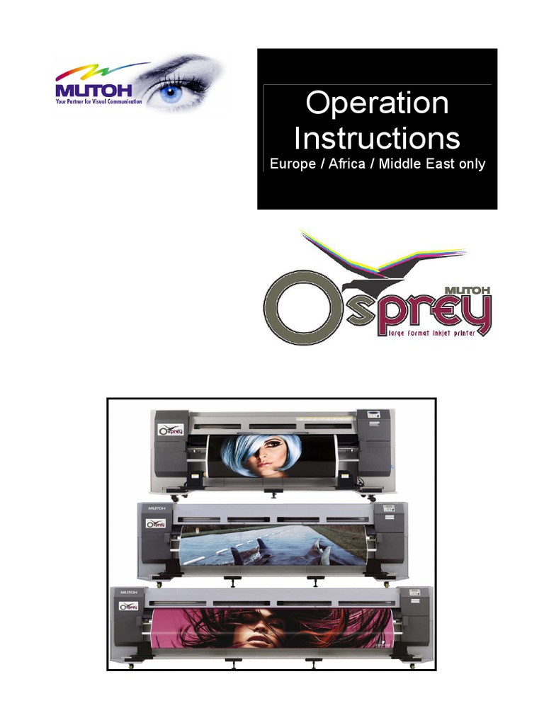 Mutoh Osprey OI | PDF | Electrical Connector | Menu