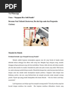 Tips Menulis Rapi dan Cepat | PDF