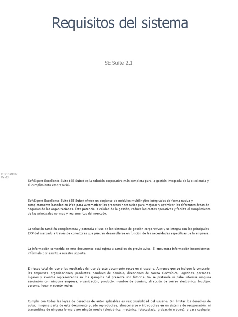 DT21.EN0002 - 13 - DOCUMENTATION-2.1-EN - US-System Requirements | PDF ...