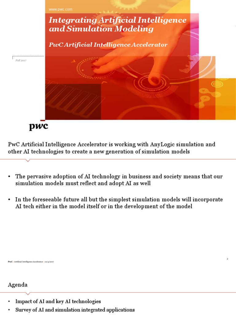 PwC explores integrating AI and simulation modeling | PDF | Artificial Intelligence ...