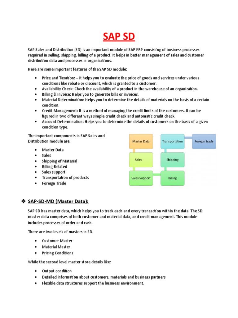 Sap SD | PDF | Invoice | Credit Card