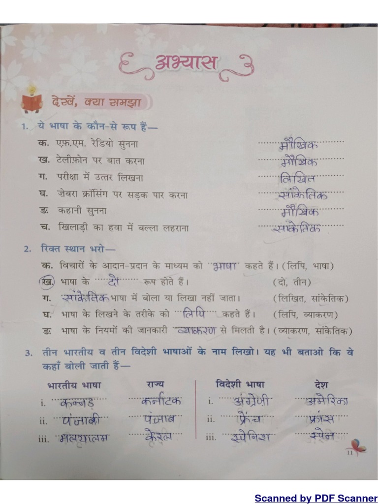 Grade 3 Hindi Grammar Book | PDF