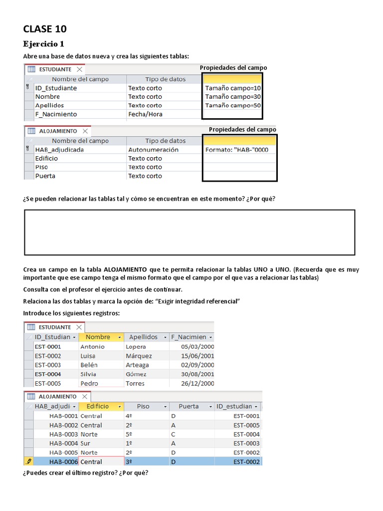 c10 - EJERCICIOS | PDF