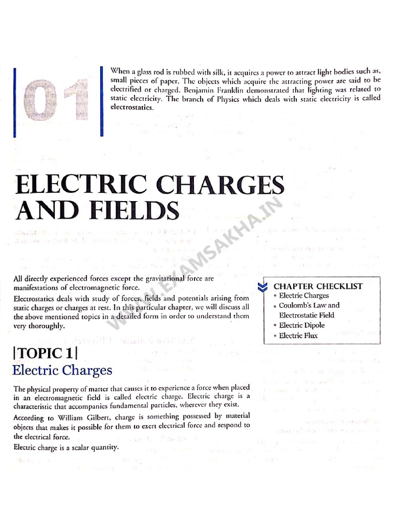 Arihant Physics All in One Chapter 1 Class 12 - 6 | PDF