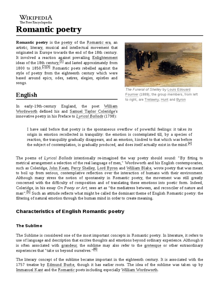 Romantic Poetry | PDF | Romanticism