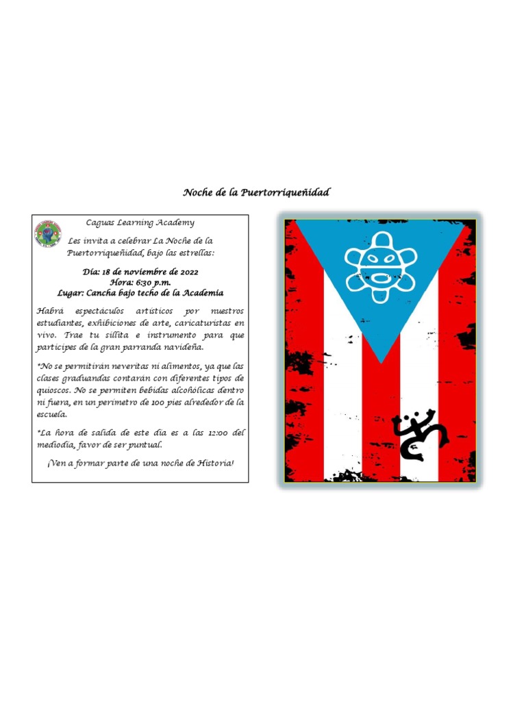 Noche de la Puertorriqueñidad 2022 | PDF | Arte