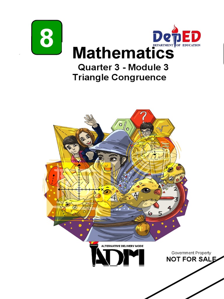 Mathematics: Quarter 3 - Module 3 Triangle Congruence | Download Free ...