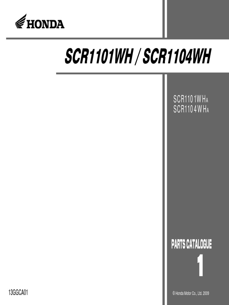 SCR110 2010 | PDF | Bracket | Private Transport