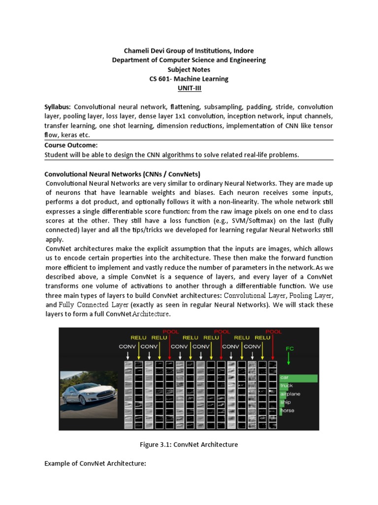 CNN Concepts for Computer Science Students | PDF | Artificial Neural Network | Algorithms