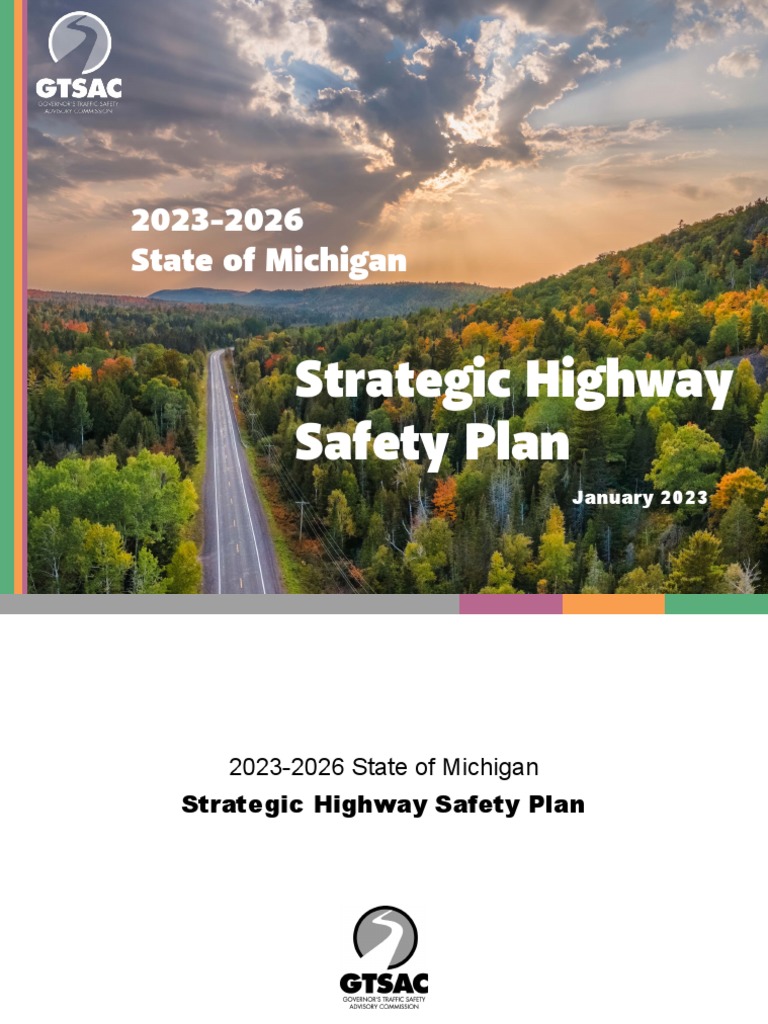 Michigan Strategic Highway Safety Plan 2023-2026 | PDF | Road Traffic ...
