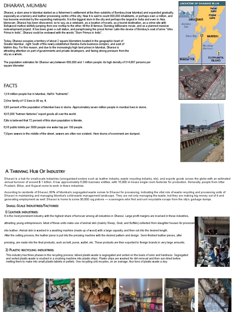 Dharavi | PDF | Mumbai | Slum
