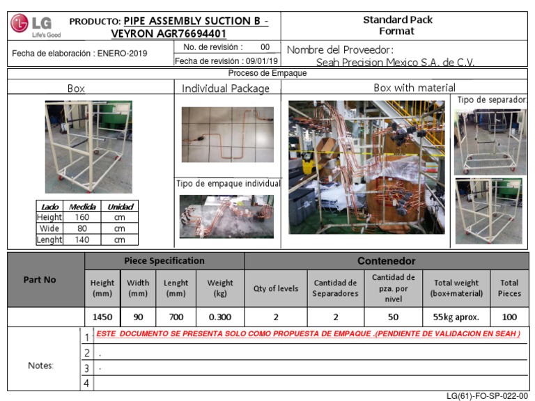 Standard Pack Format Vs | PDF