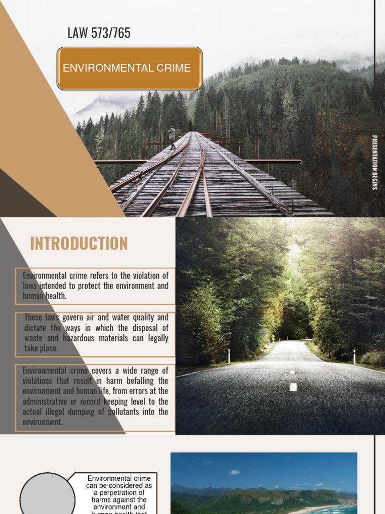 Environmental Crime | PDF | Crimes | Crime & Violence