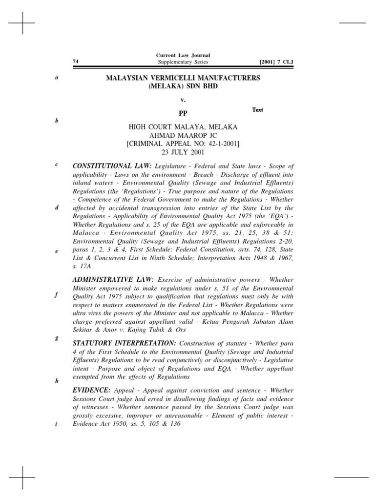 CLJ Malaysian Vermicelli | Download Free PDF | Environmental Impact ...