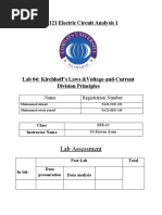 Verification of Superposition Theorem Lab Report | PDF | Electrical Network | Physical Quantities