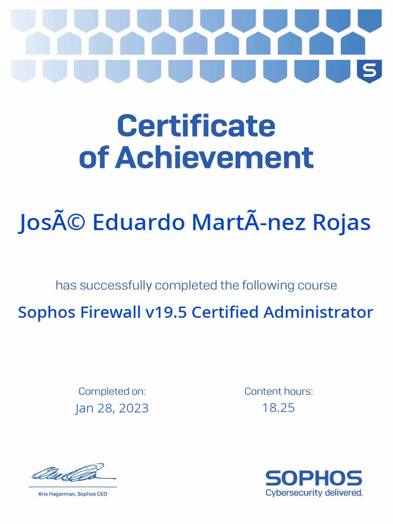 Sophos Firewall v19.5 Certification Achieved | PDF | Games & Activities ...