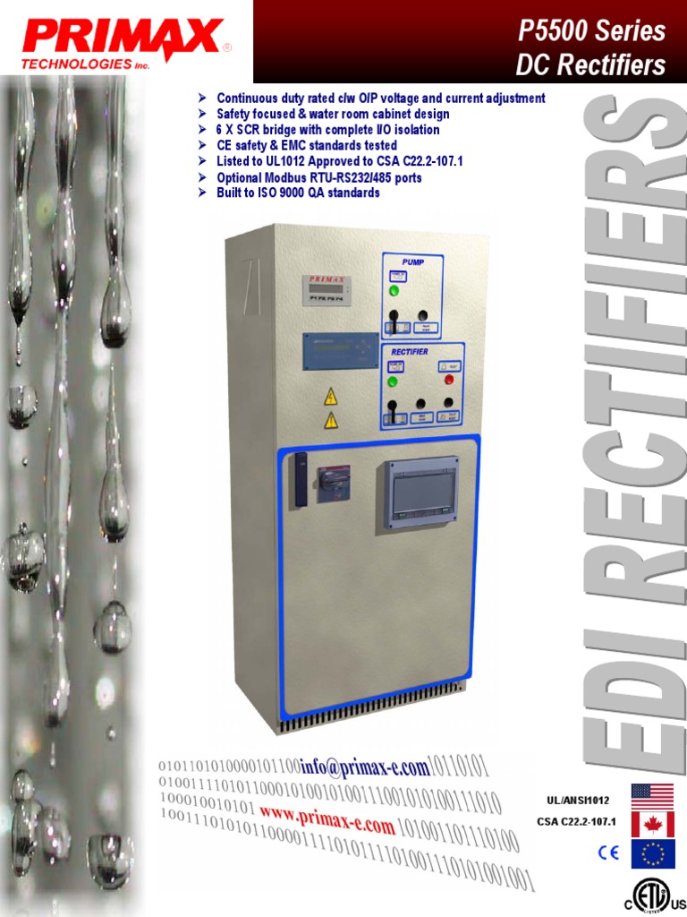 P5500 Series Rectifiers | PDF | Rectifier | Transformer