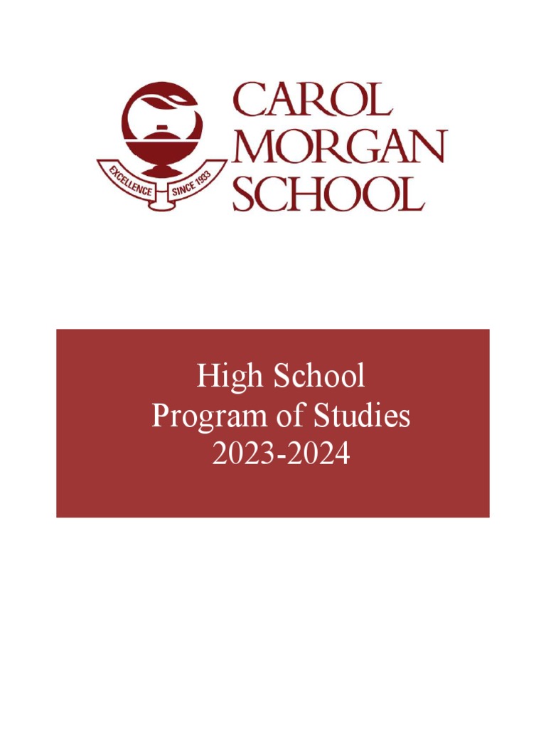 Program of Studies 23-24 | PDF | Advanced Placement | Computer Science