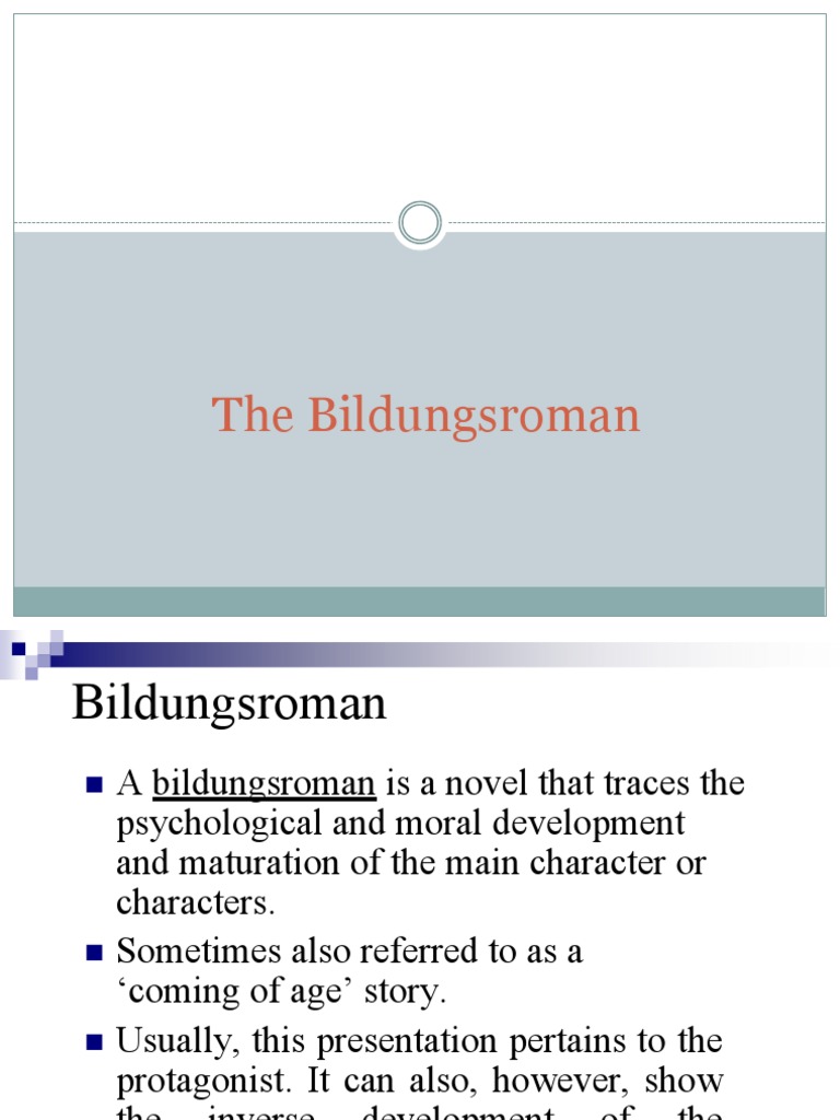 BILDUNGSROMAN | PDF | Psychology