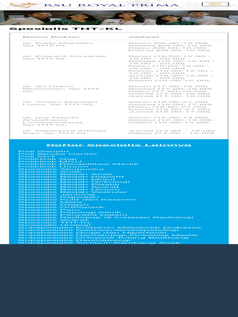 Spesialis THT-KL | PDF