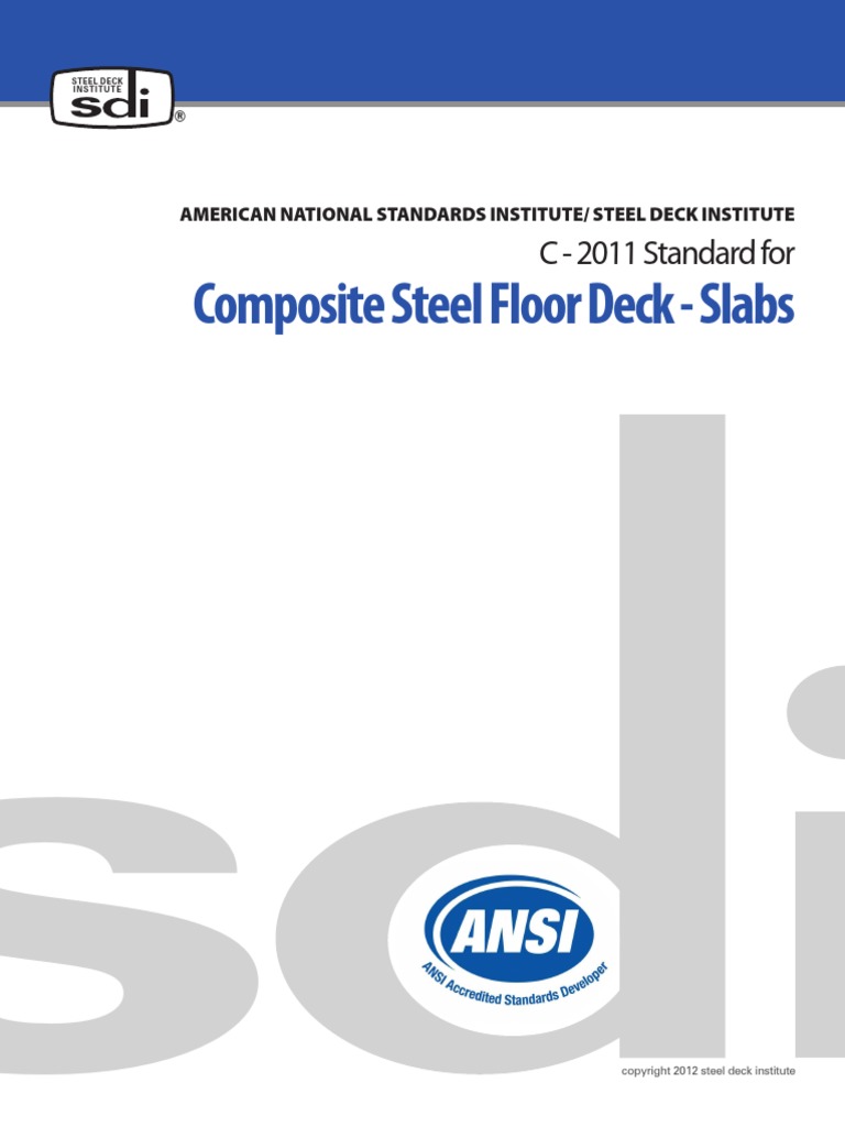 Composite Steel Floor Deck Slabs | PDF | Strength Of Materials | Concrete