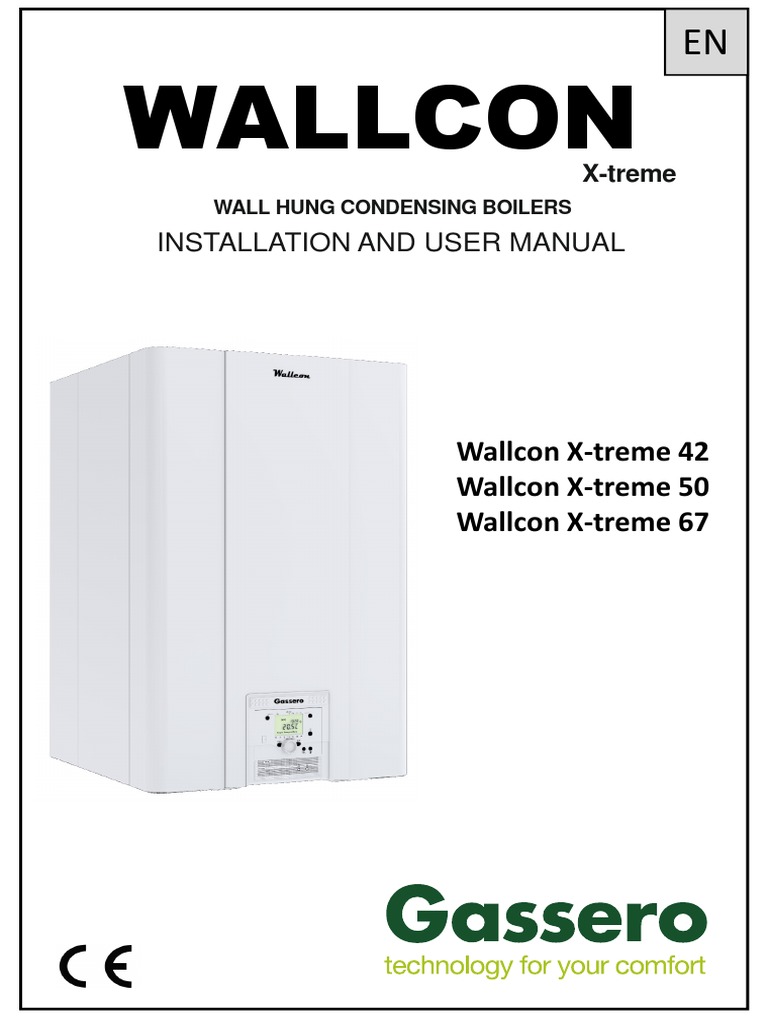 Wallcon: Installation and User Manual | PDF | Boiler | Valve