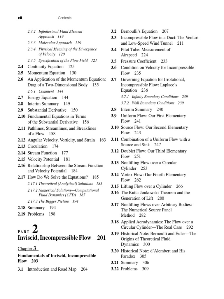 01 - Fundamentals of Aerodynamics - Anderson 13 | PDF | Fluid Dynamics | Navier–Stokes Equations