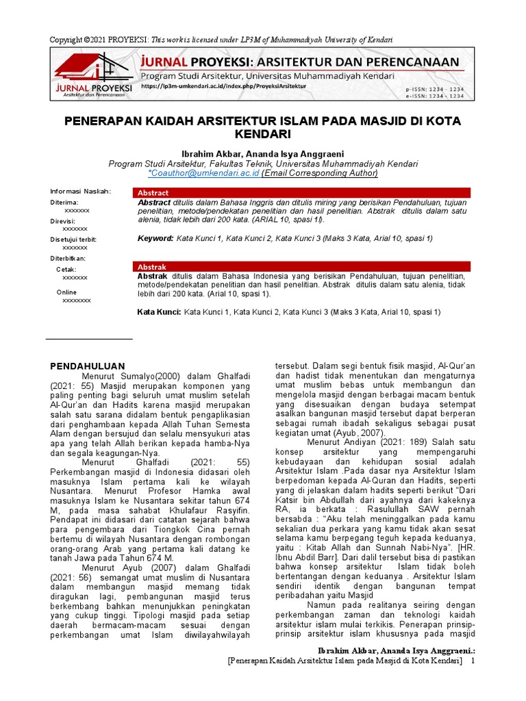 Jurnal Final Arsitektur Islammmmmm | PDF