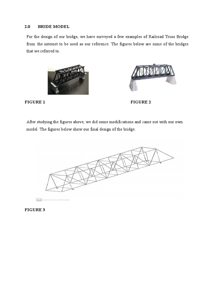 Bridge Model | PDF | Bridge | Beam (Structure)