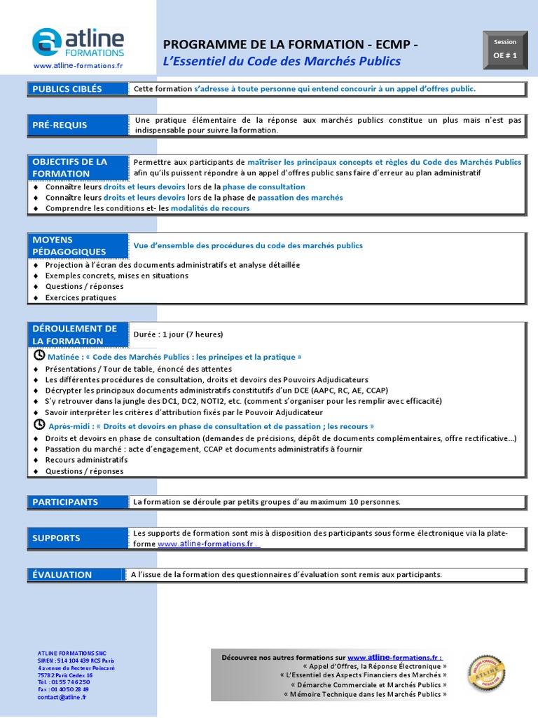 Programme Ecmp | PDF