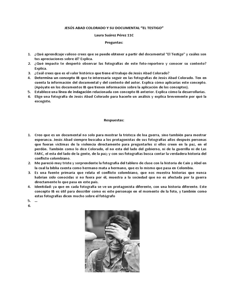 Taller Sobre El Testigo Pdf