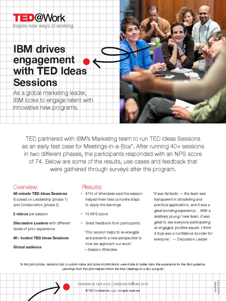 TED@Work - IBM - Case Study | PDF | Communication