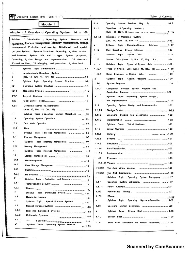 Operating System | PDF | Scheduling (Computing) | Thread (Computing)
