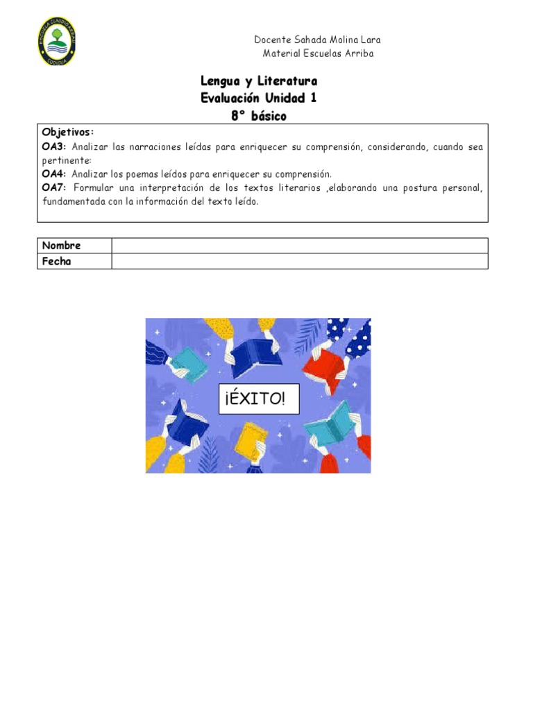 Evaluación 1, Octavo | PDF | Apolo | Eros