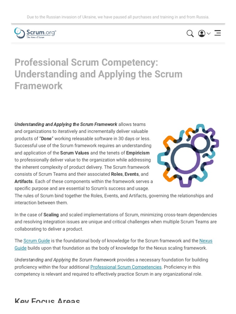 Understanding the Scrum Framework | PDF | Scrum (Software Development ...