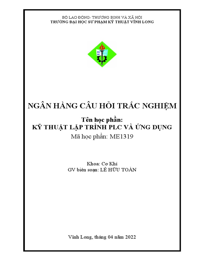 Moi_ME1319_KY THUAT lap TRINH PLC va ung dung_04_2022_SL 380 cau | PDF
