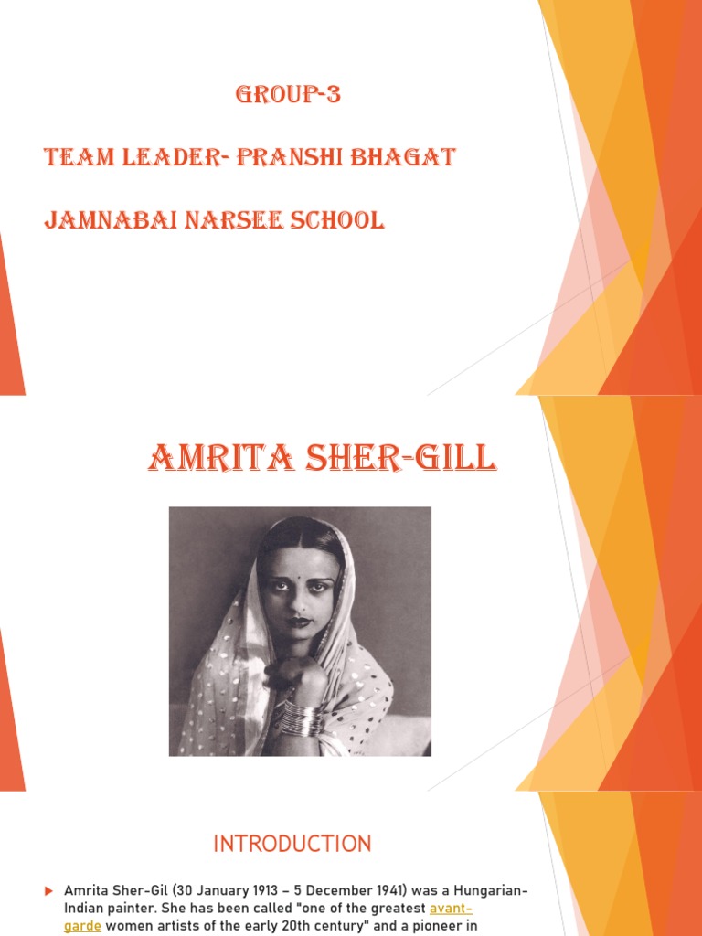 Amrita Sher-Gil: Pioneer of Indian Art | PDF